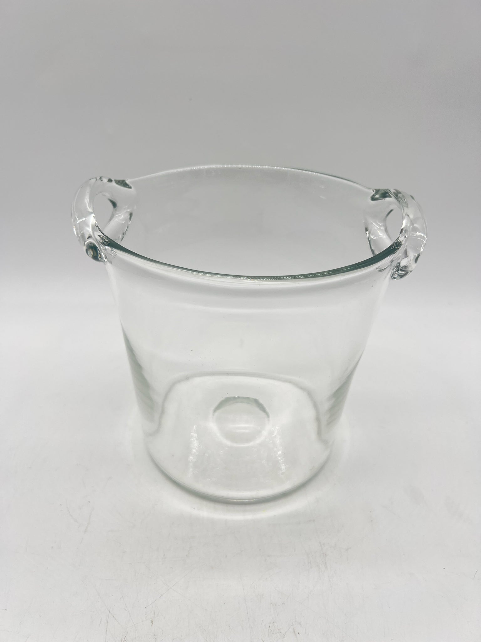 GLASS ICE BUCKET WITH HANDLES – Consign & Design