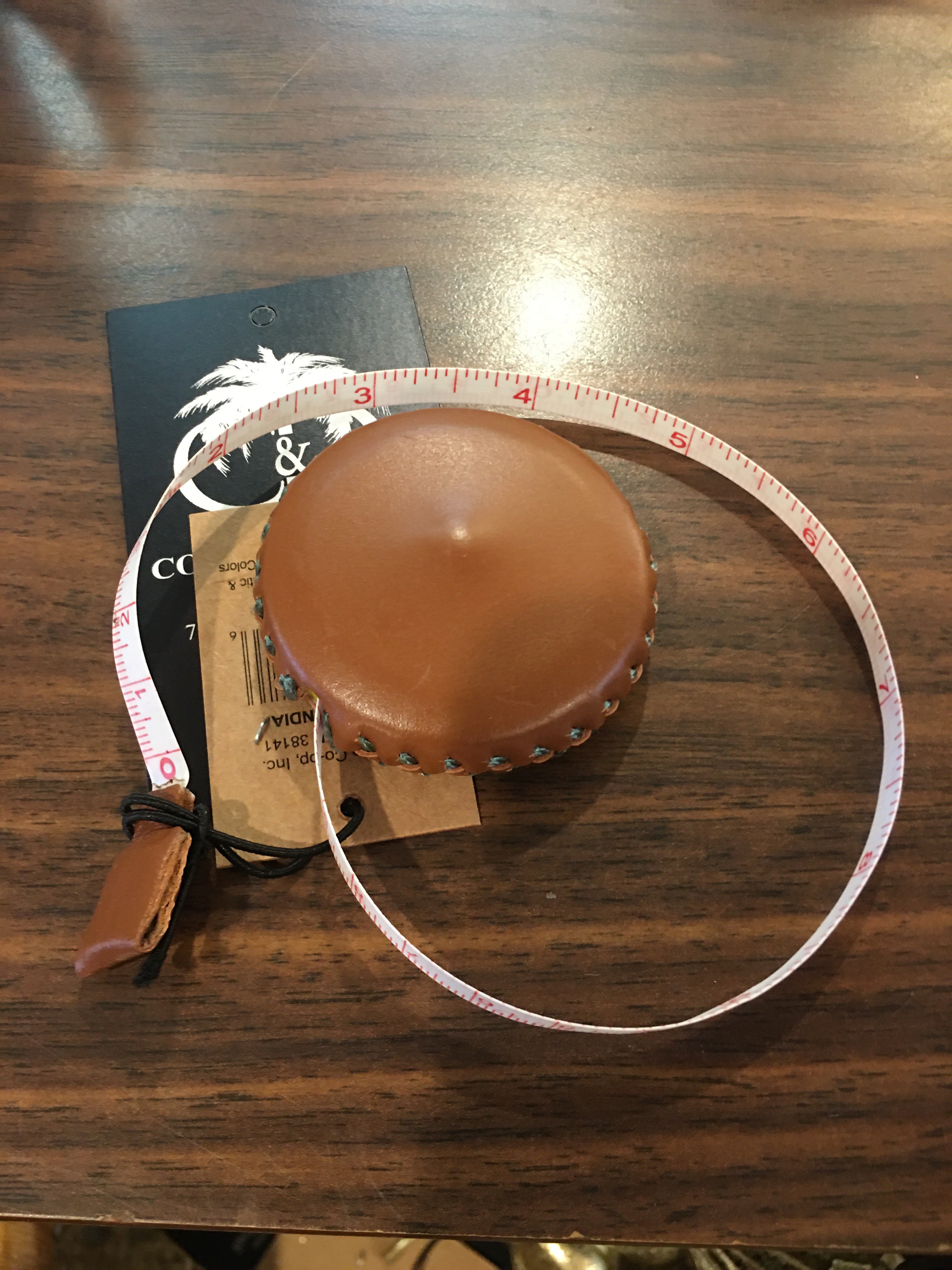 HANDMADE PLASTIC & LEATHER MEASURING TAPE – Consign & Design